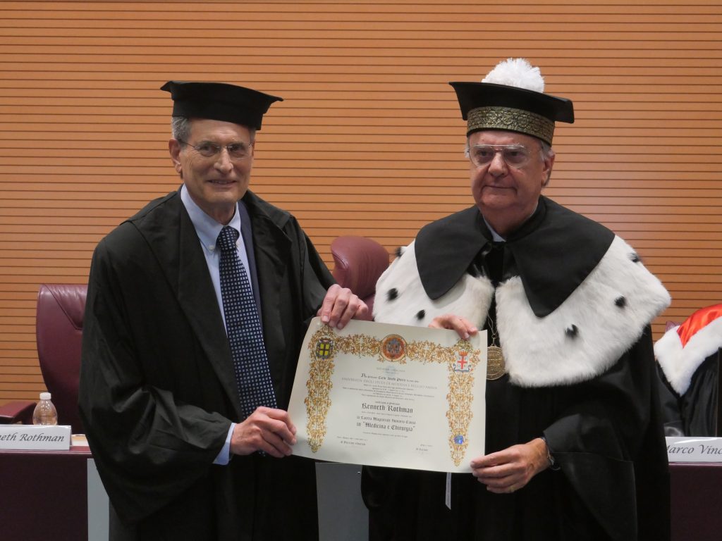 EPIDEMIOLOGIA, LAUREA HONORIS CAUSA AL PROF. KENNETH ROTHMAN - Tv Qui ...